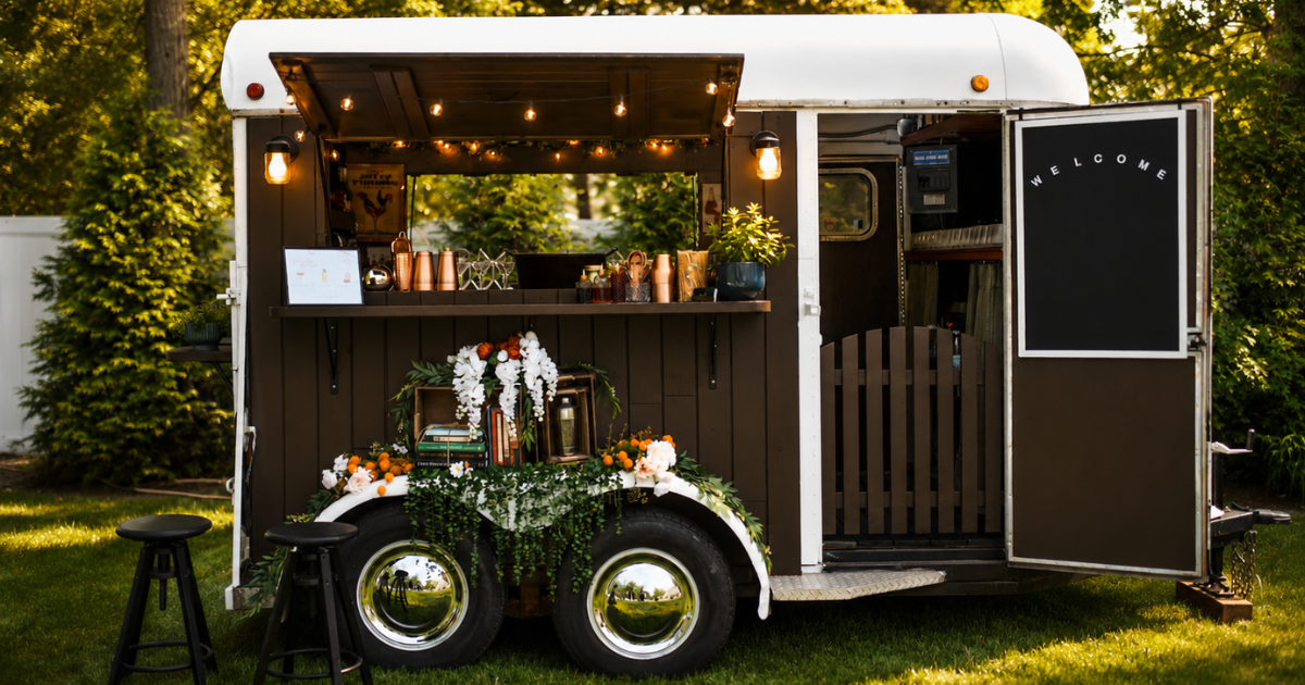 Mobile Bar For Weddings, Corporate & Private Events